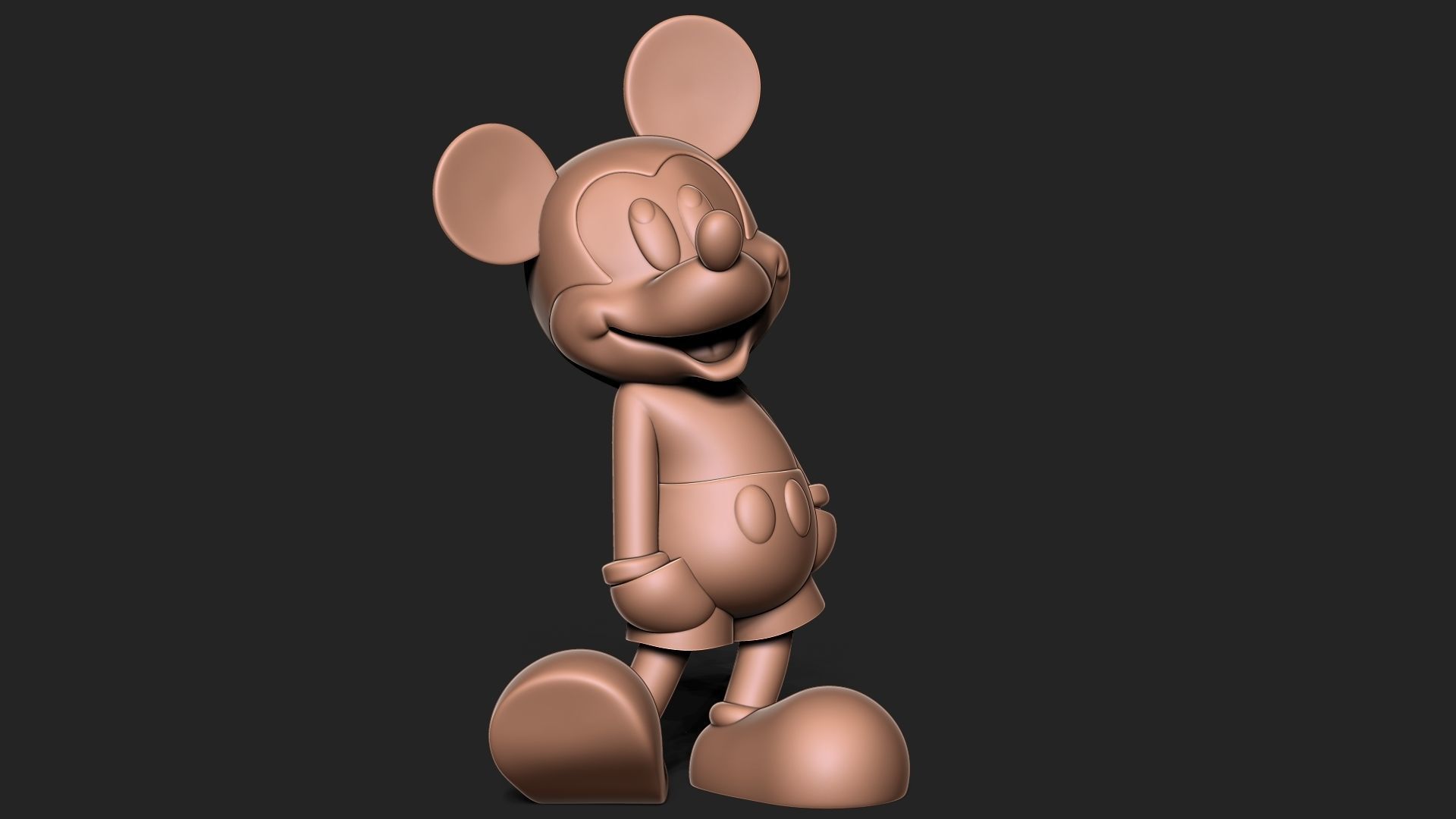 Mickey Mouse 3d Model 3d Printable Cgtrader