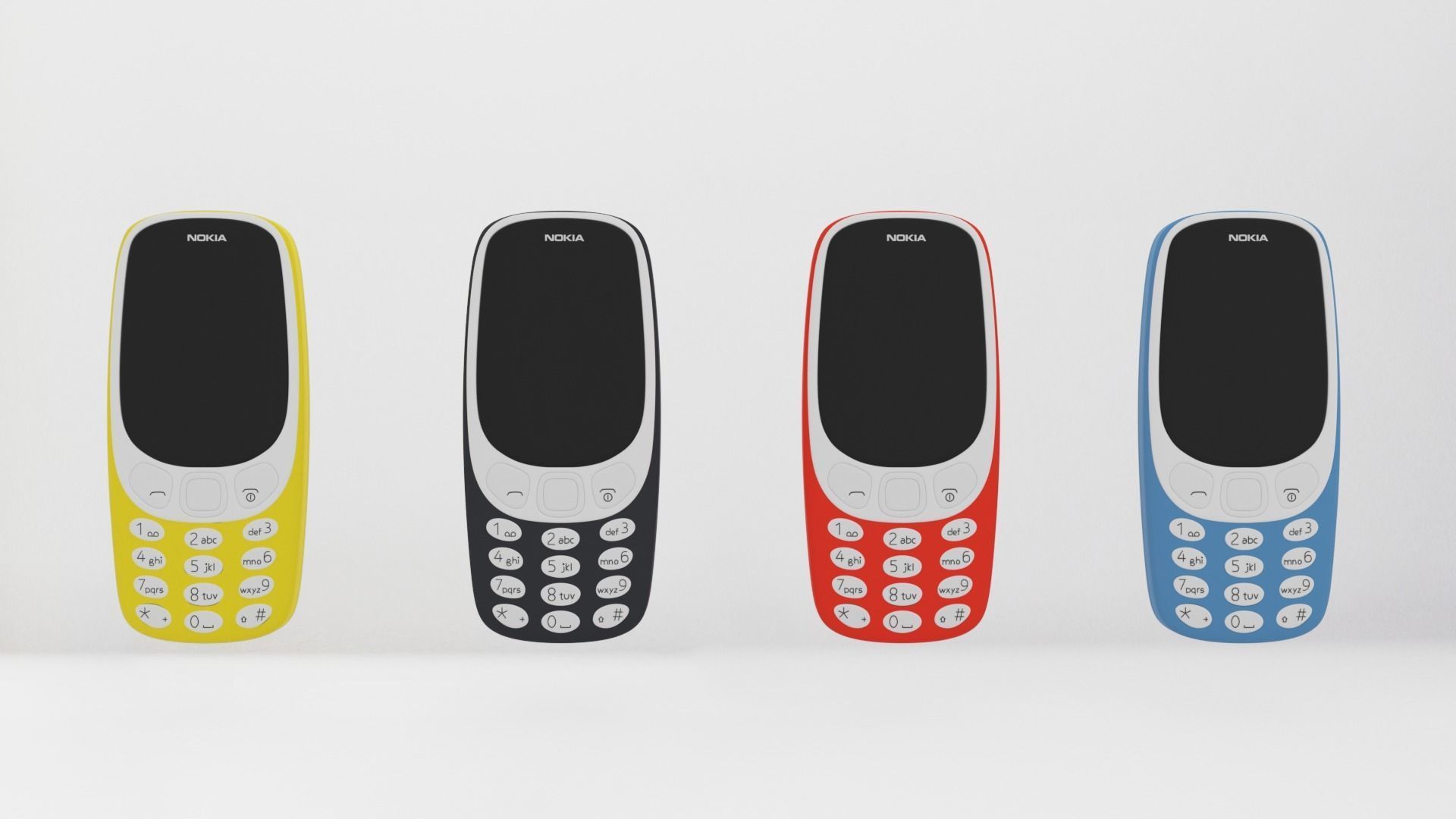 Nokia 3310 3G Classical Featured Phone 3D model | CGTrader
