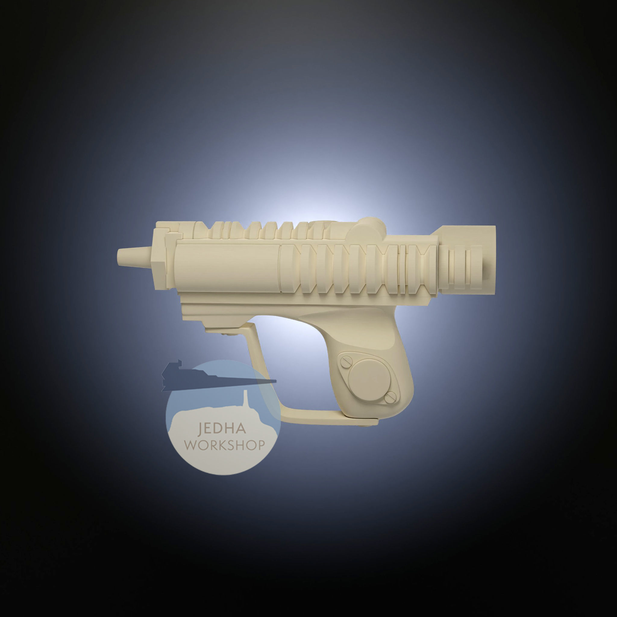 Biker Scout Blaster Pistol EC 17 3D Print STL Files Star Wars 3D model ...
