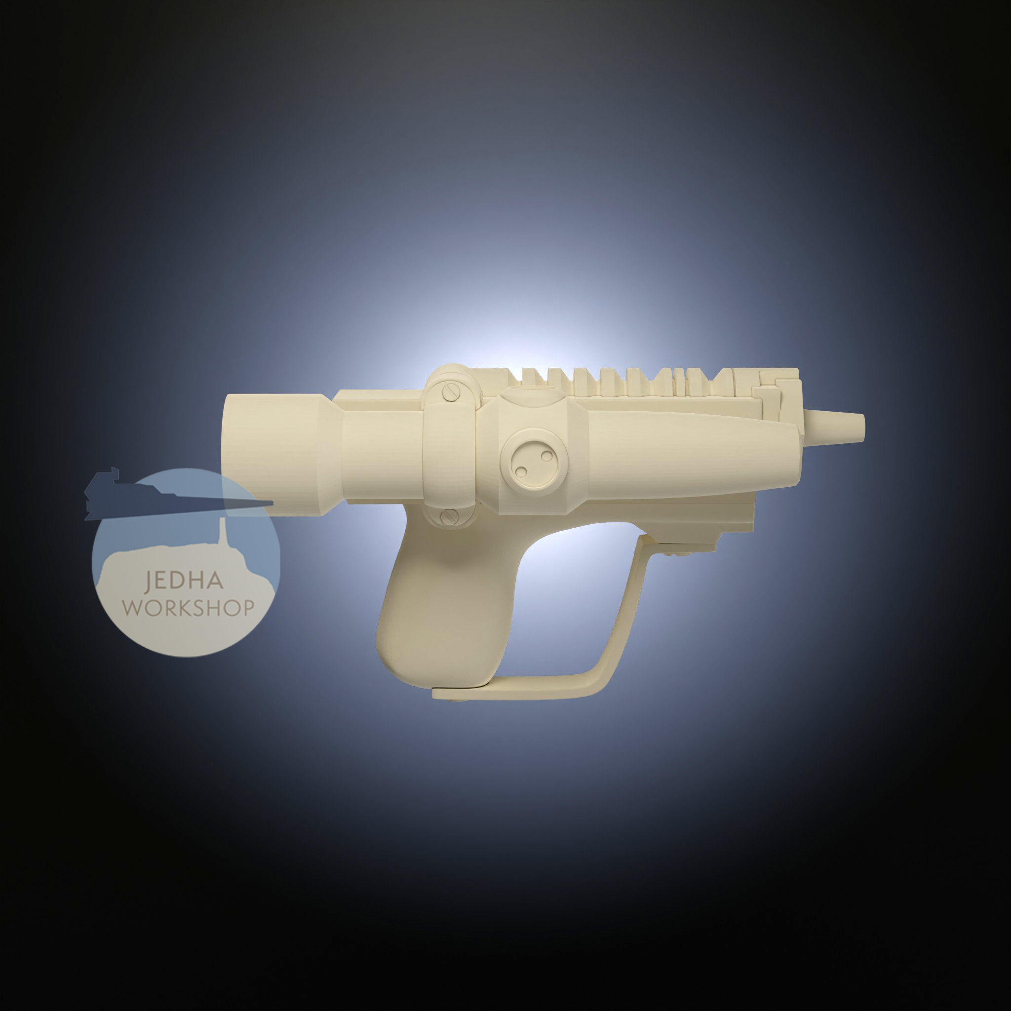 Biker Scout Blaster Pistol EC 17 3D Print STL Files Star Wars 3D model ...
