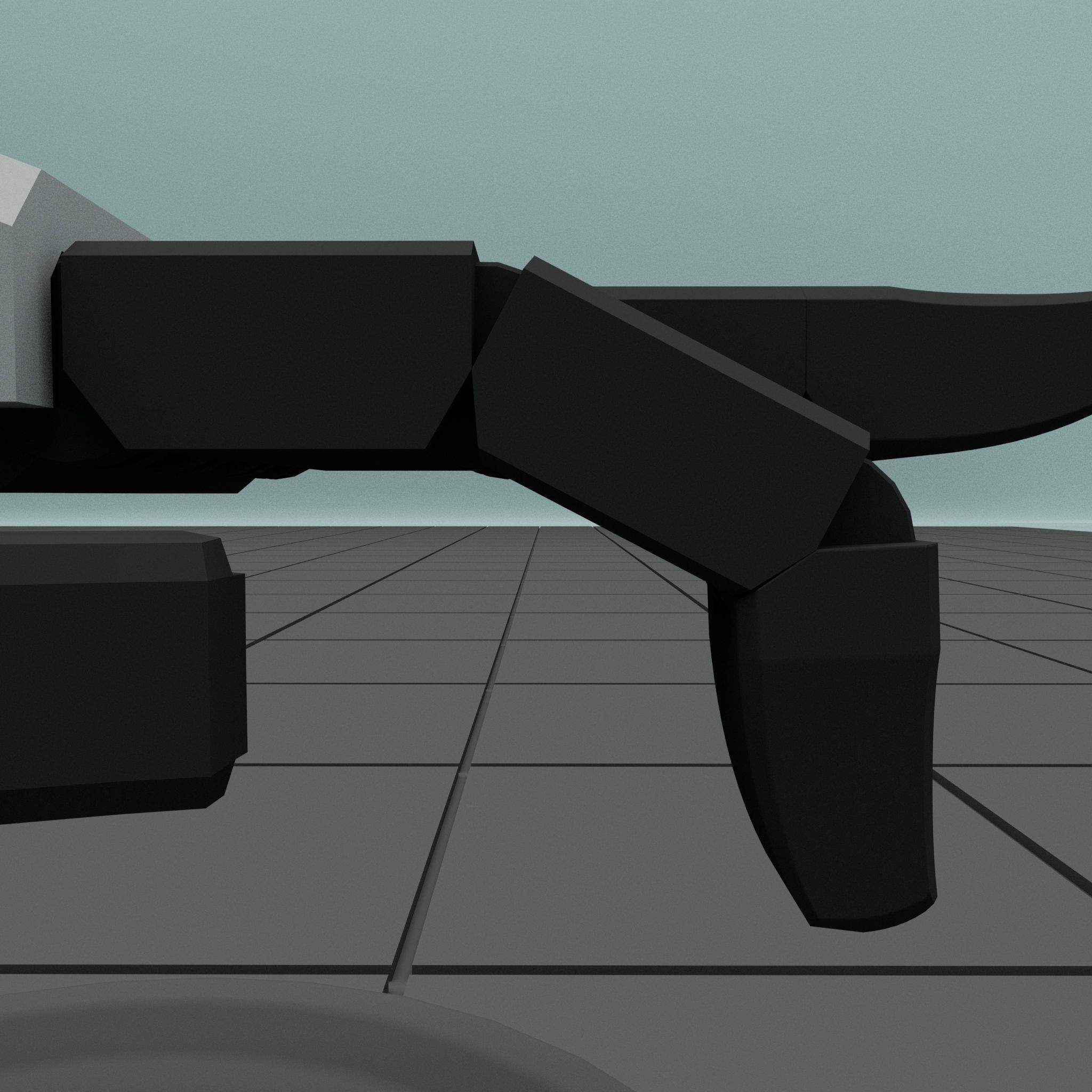 Hand Gundam 3D model | CGTrader