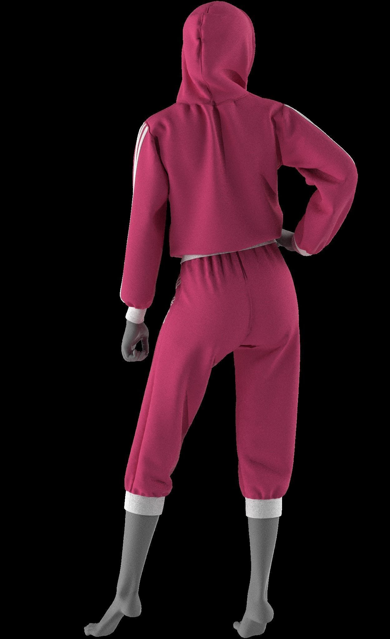 Sports Wear N1 24 Marvelous Designer CLO3D ZPRJ FBX OBJ MTL 3D model ...