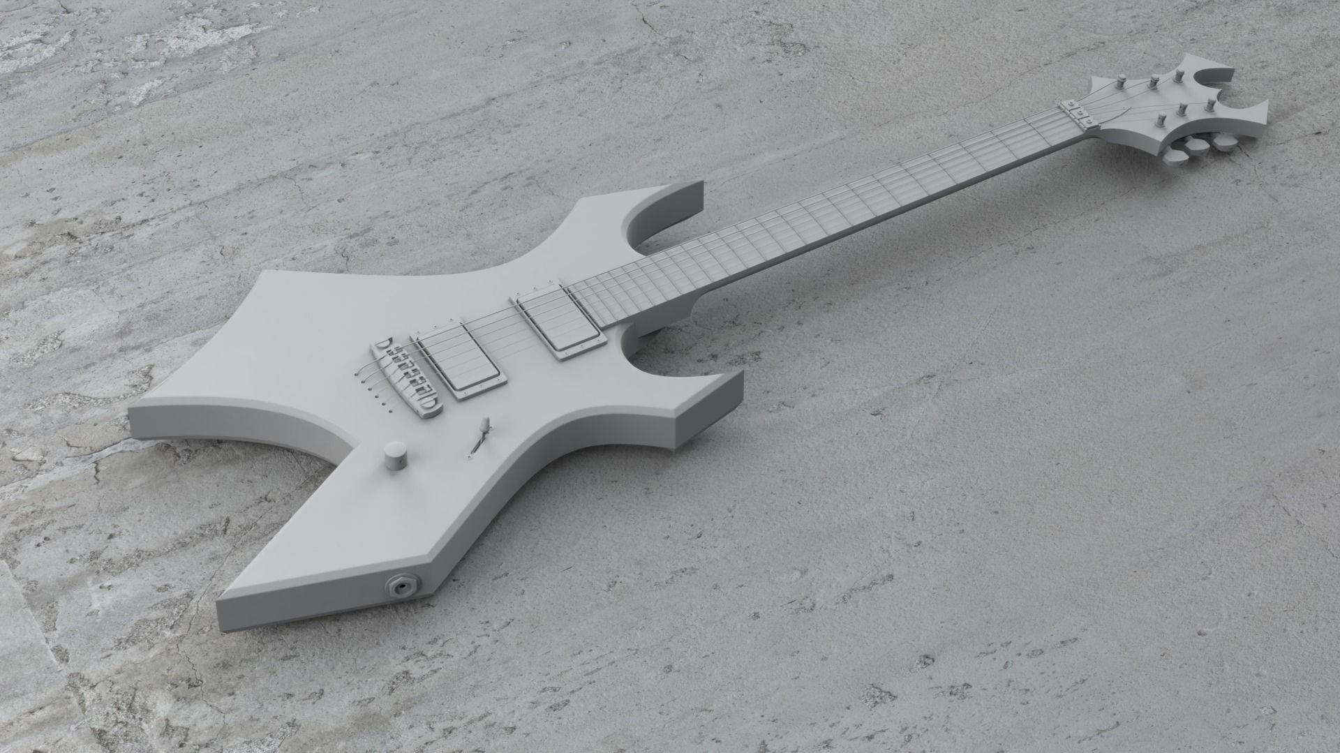 Mick Thomson Warlock Series Guitar 3D model | CGTrader