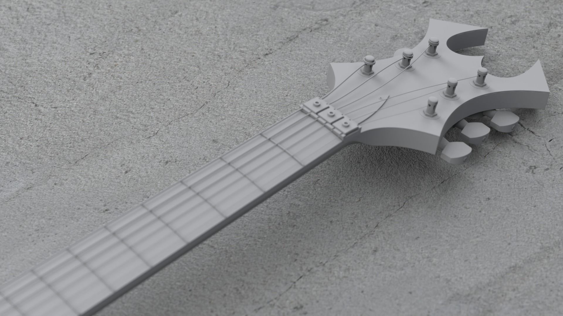 Mick Thomson Warlock Series Guitar 3D model | CGTrader