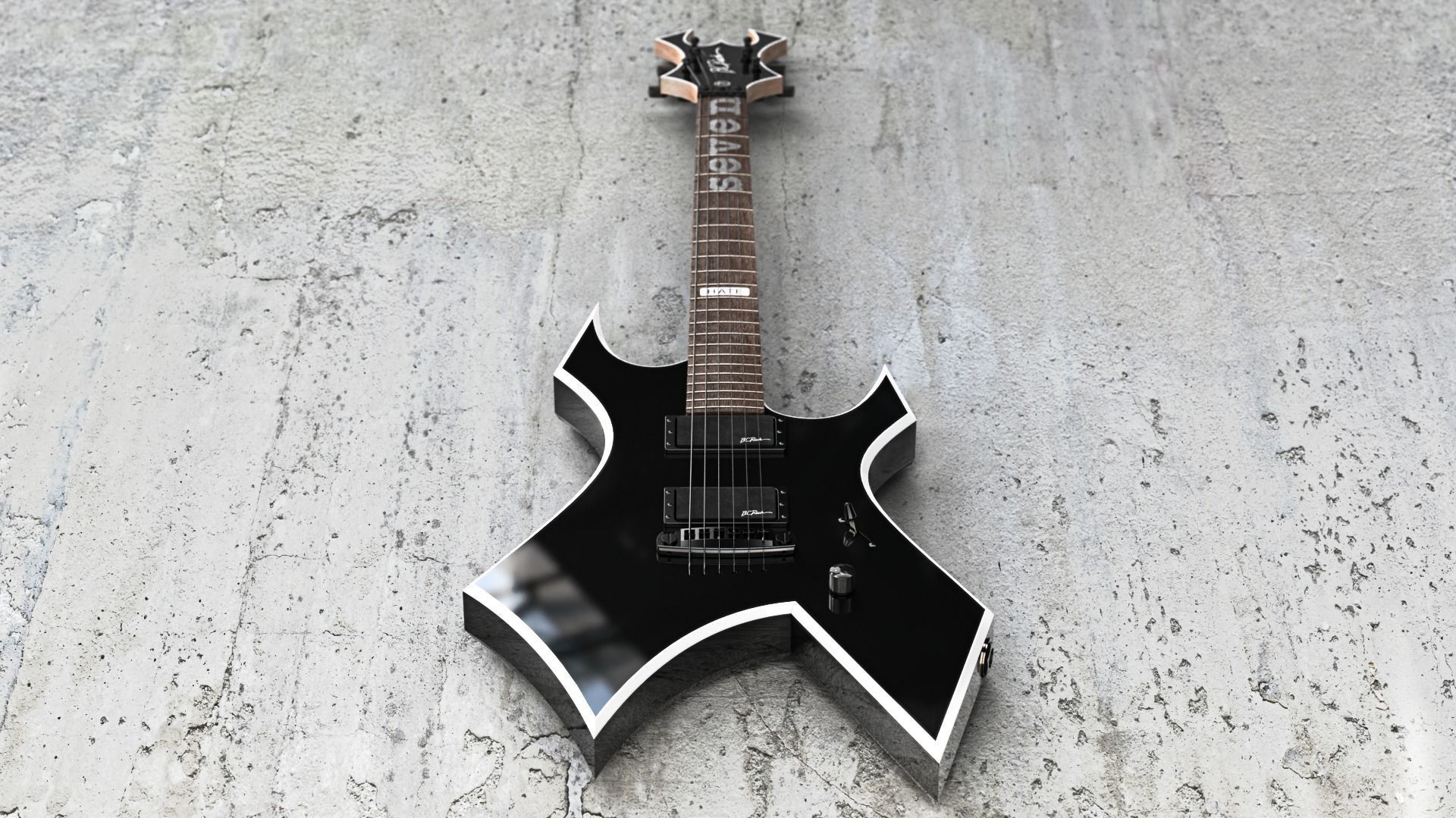 Mick Thomson Warlock Series Guitar 3D model | CGTrader
