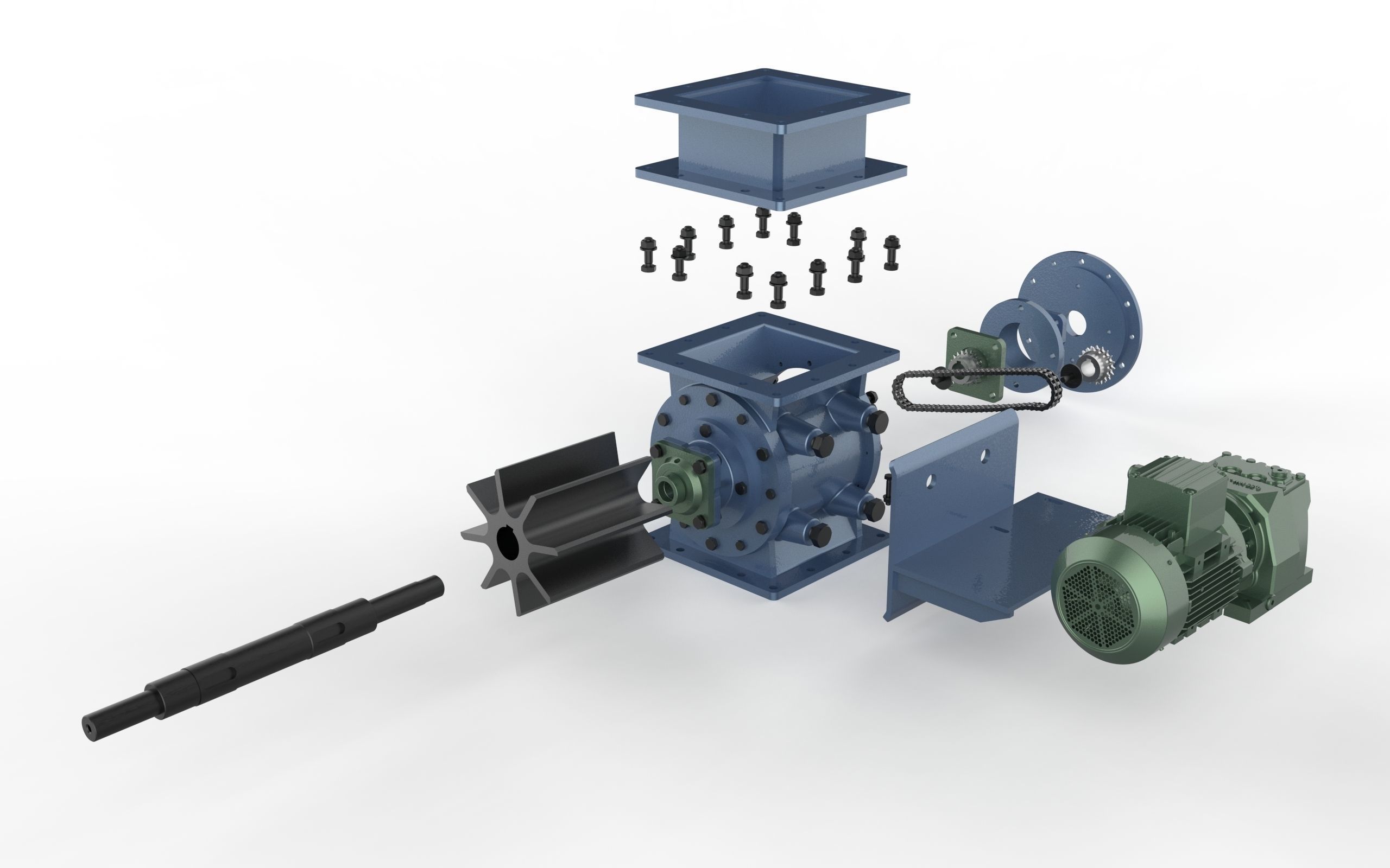 3D model Rotary valve VR / AR / low-poly | CGTrader