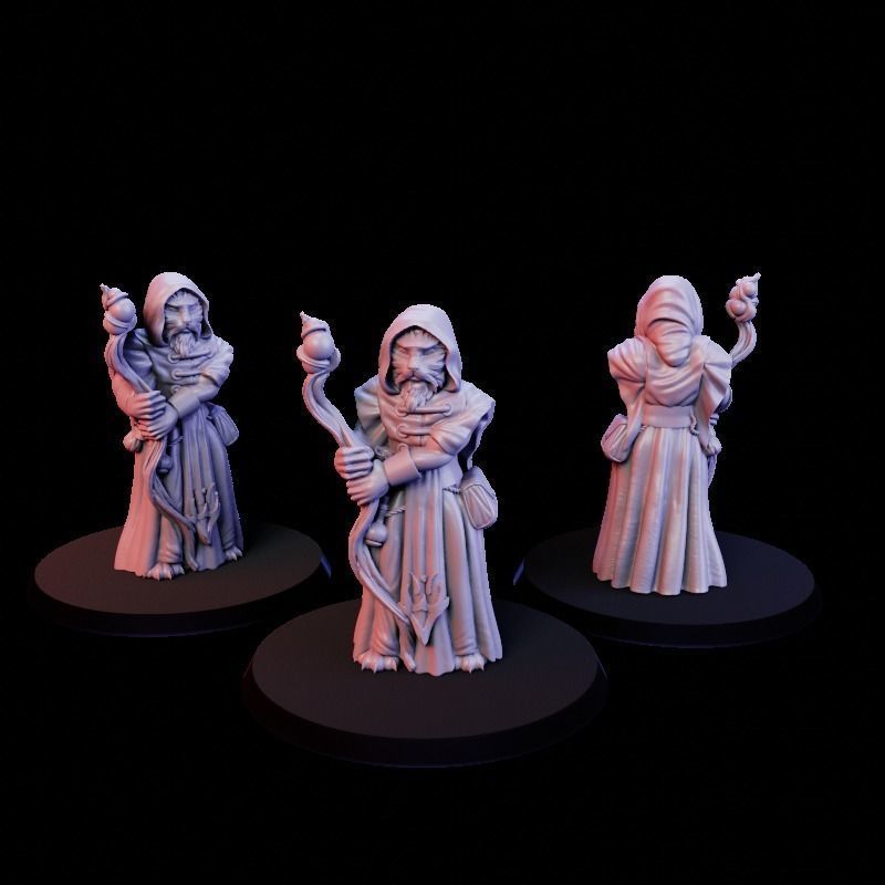 Cat men 3D model 3D printable | CGTrader