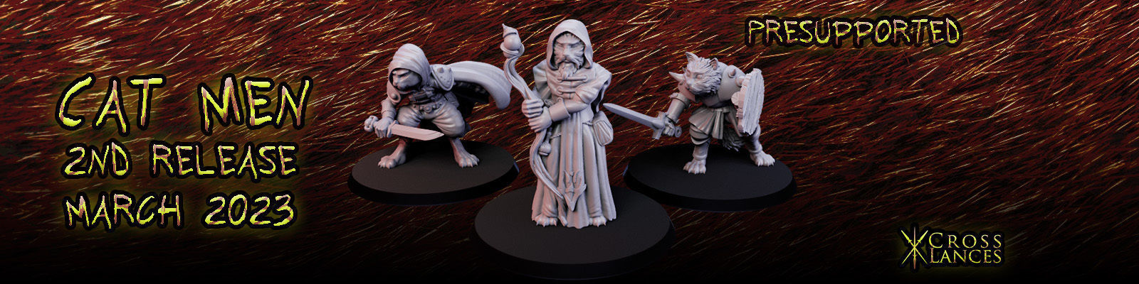 Cat men 3D model 3D printable | CGTrader