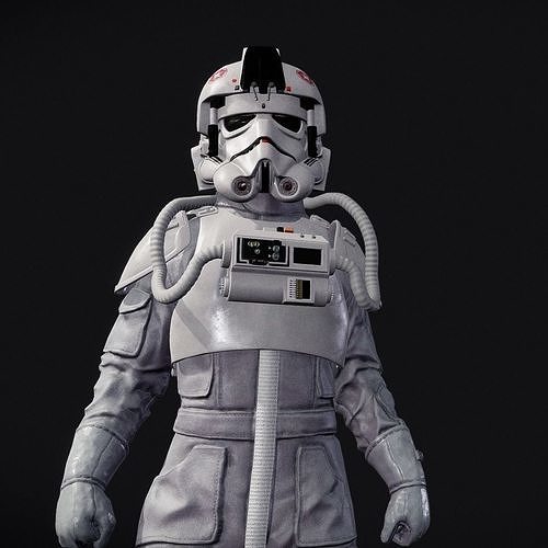 3D model Imperial AT-AT pilot VR / AR / low-poly | CGTrader