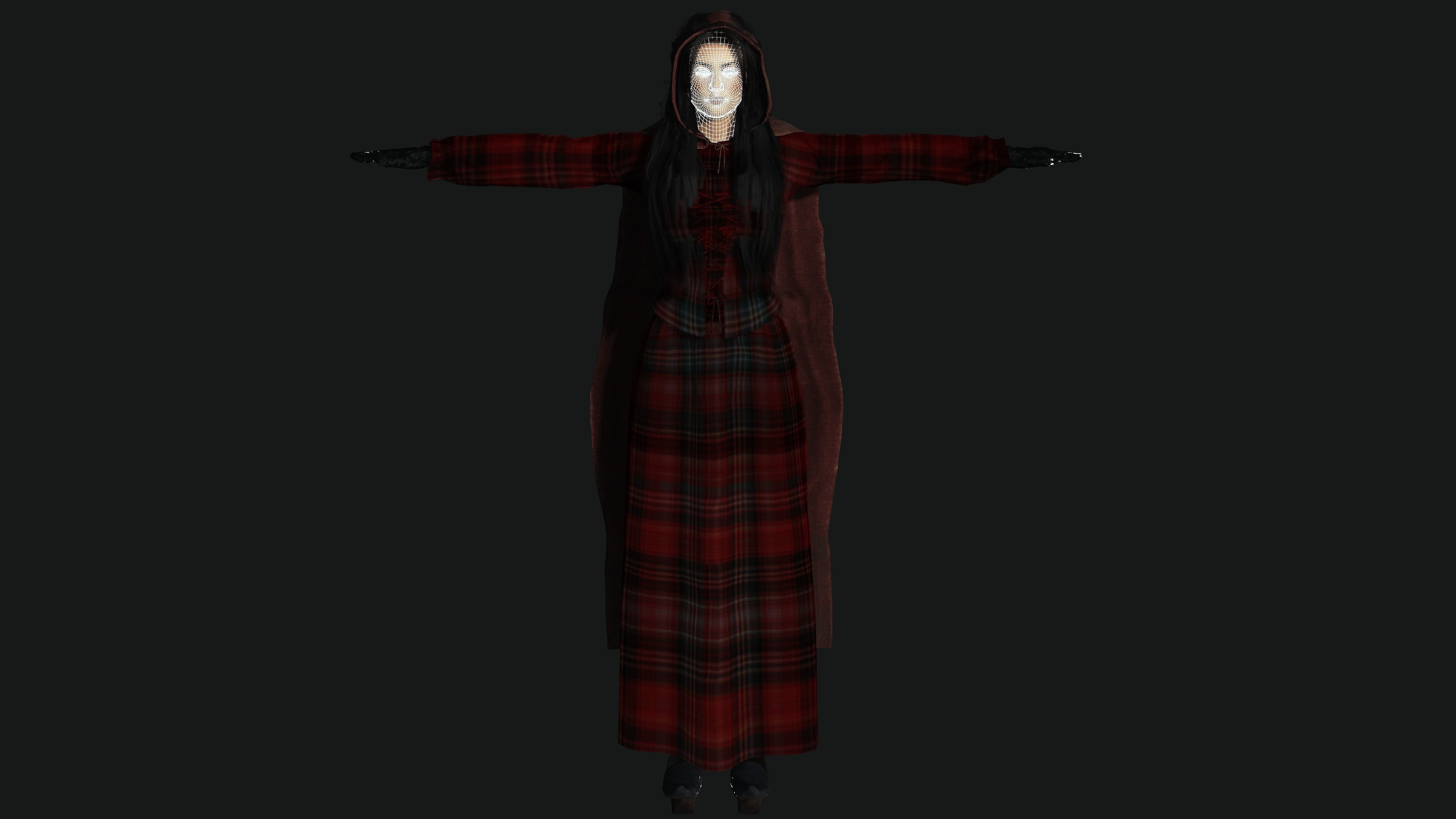 3D model AAA 3D FANTASY FEMALE CHARACTER - MEDIEVAL WOMAN 01 VR / AR ...