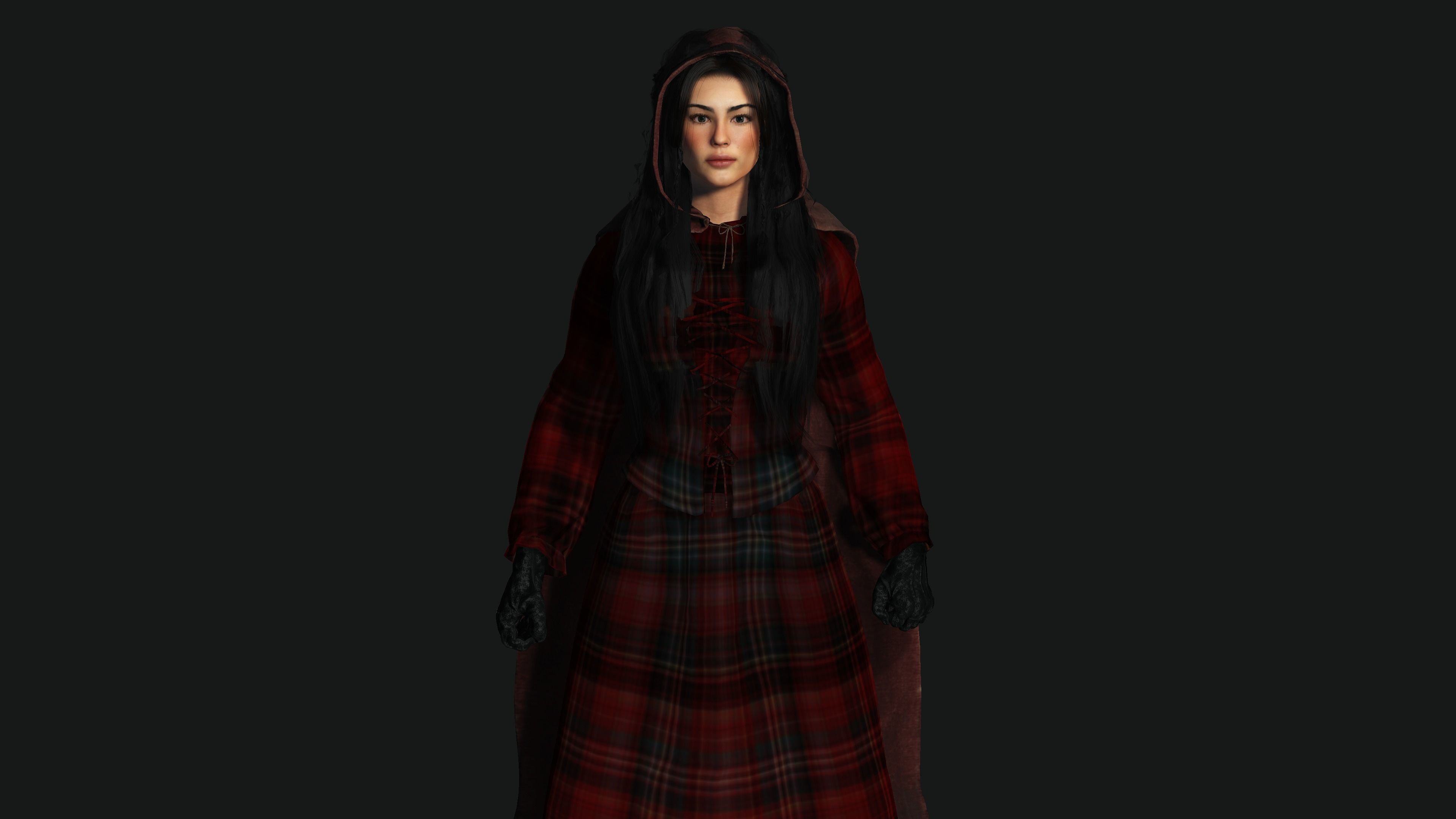 3D model AAA 3D FANTASY FEMALE CHARACTER - MEDIEVAL WOMAN 01 VR / AR ...