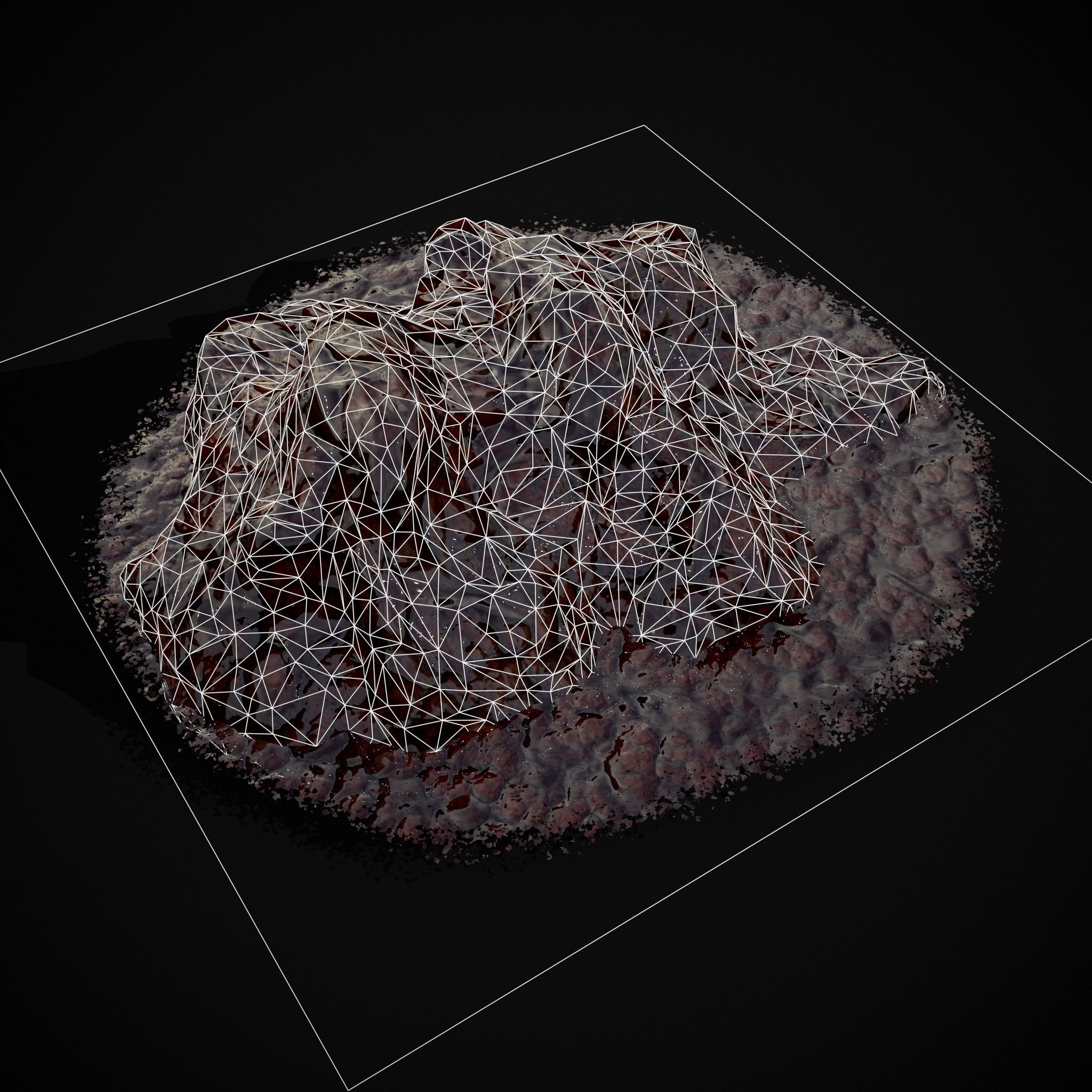 3D model Blood and Guts Piles VR / AR / low-poly | CGTrader