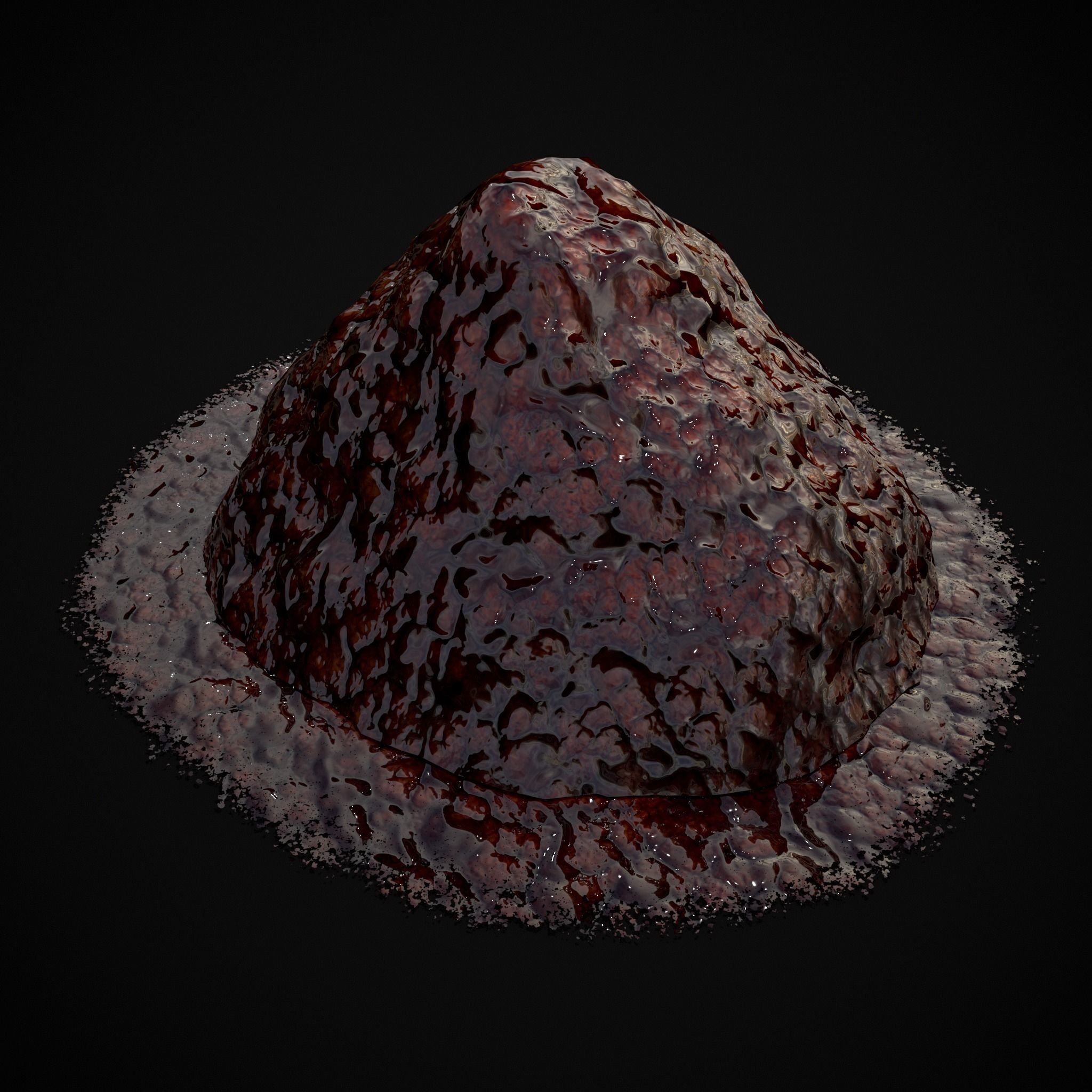 3D model Blood and Guts Piles VR / AR / low-poly | CGTrader