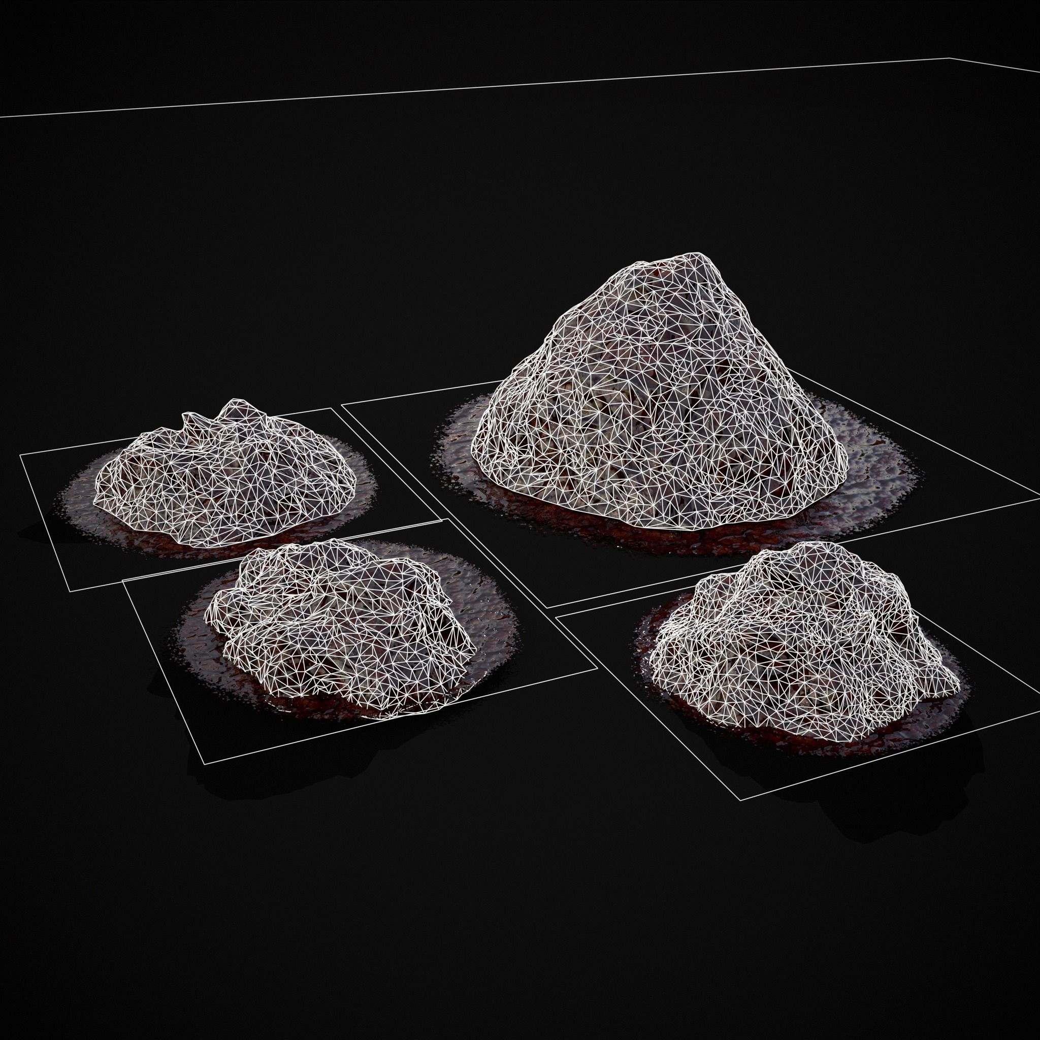 3D model Blood and Guts Piles VR / AR / low-poly | CGTrader