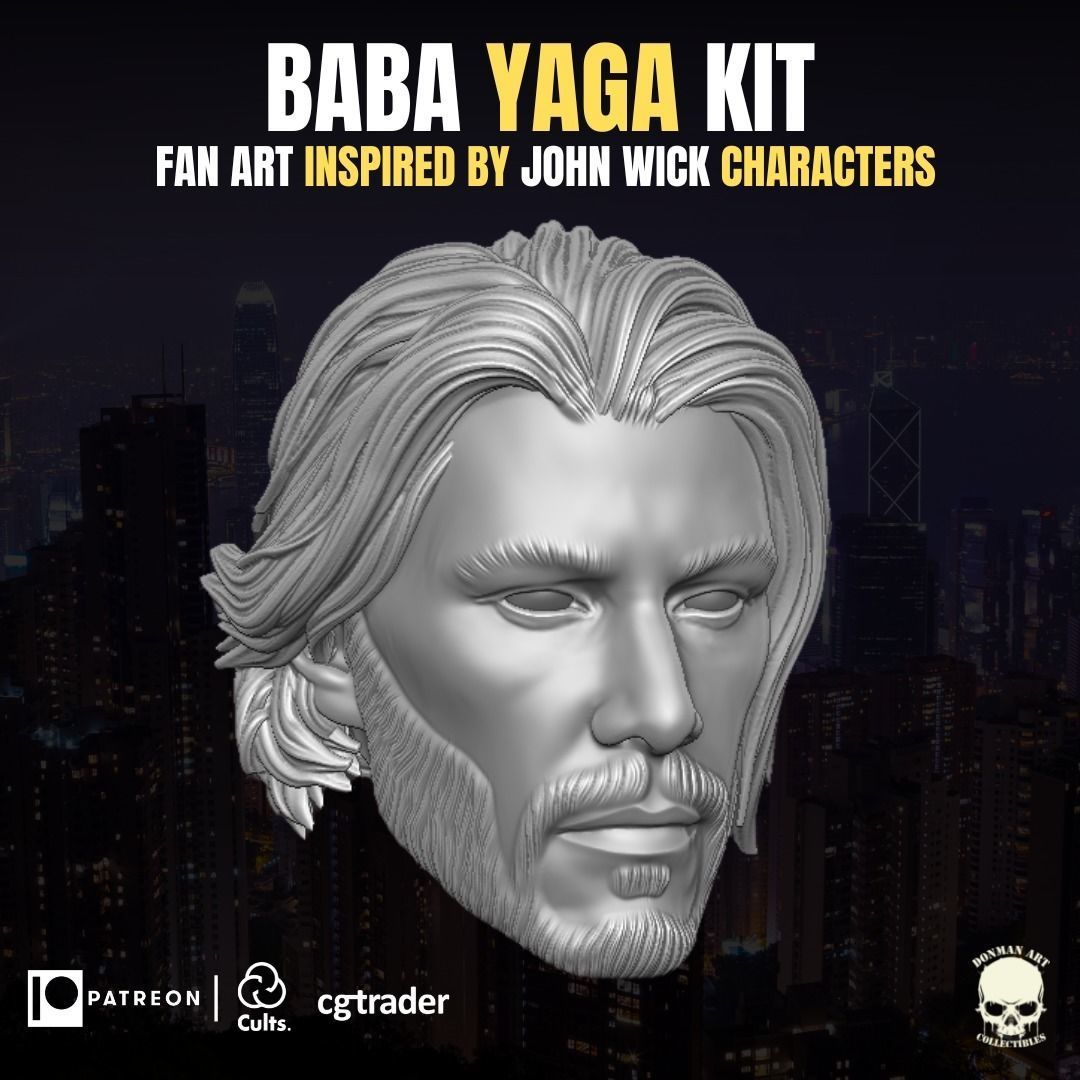 Baba Yaga Kit 3D printable File For Action Figures 3D model 3D ...