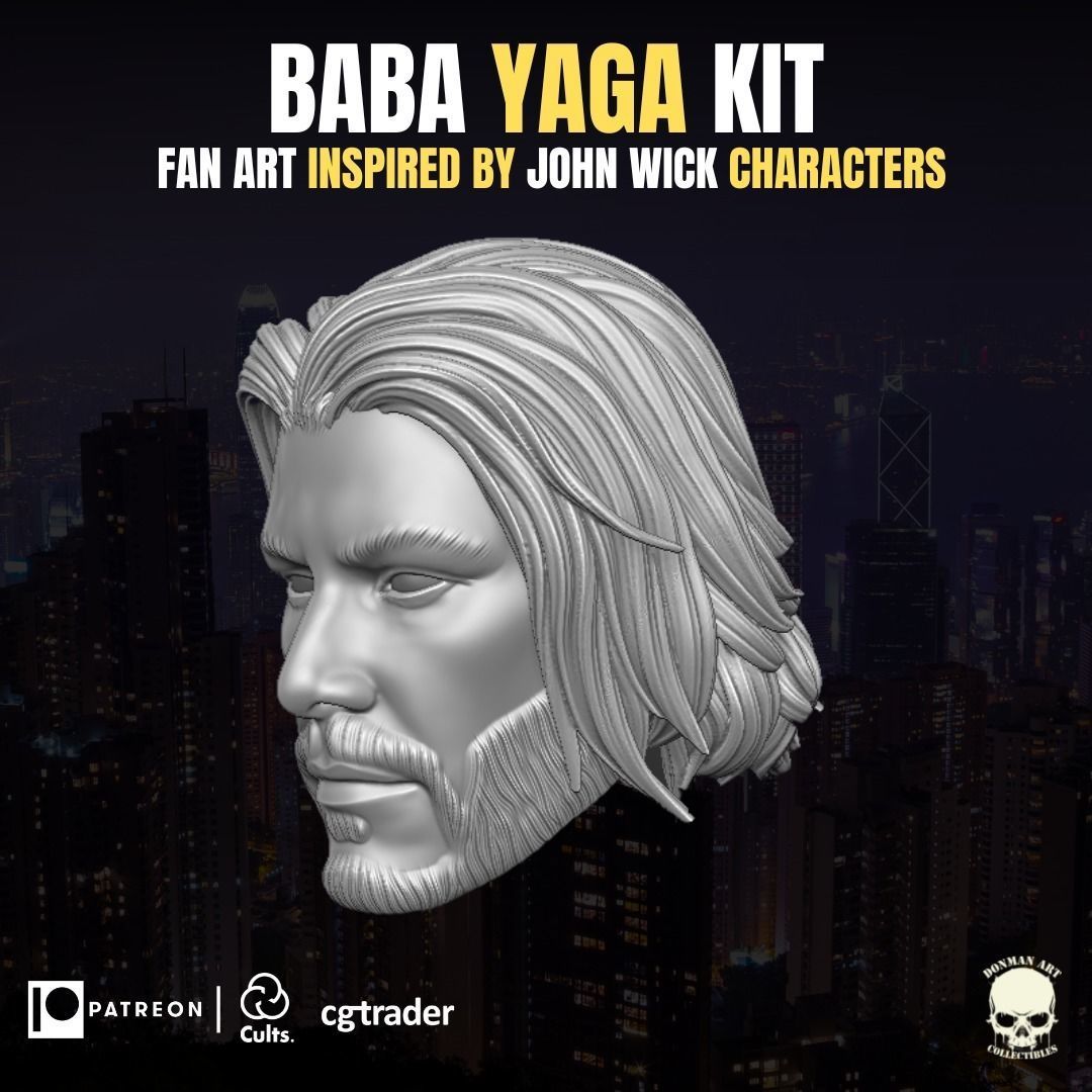 Baba Yaga Kit 3D printable File For Action Figures 3D model 3D printable | CGTrader