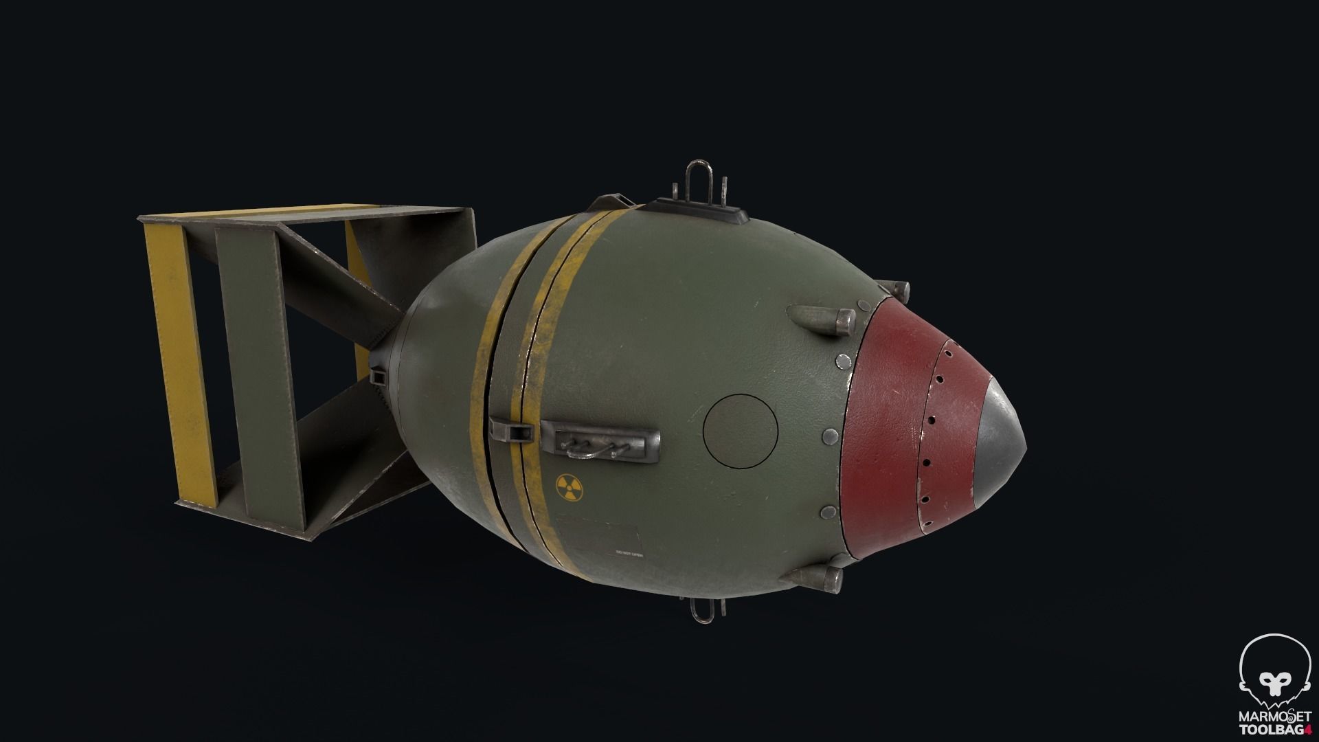 3D model Low Poly Nuke Bomb VR / AR / low-poly | CGTrader