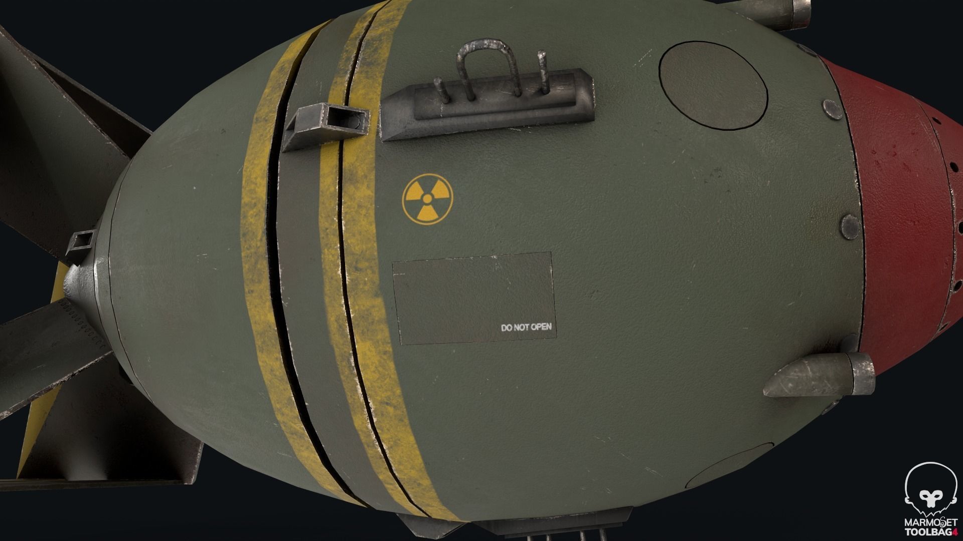 3D model Low Poly Nuke Bomb VR / AR / low-poly | CGTrader