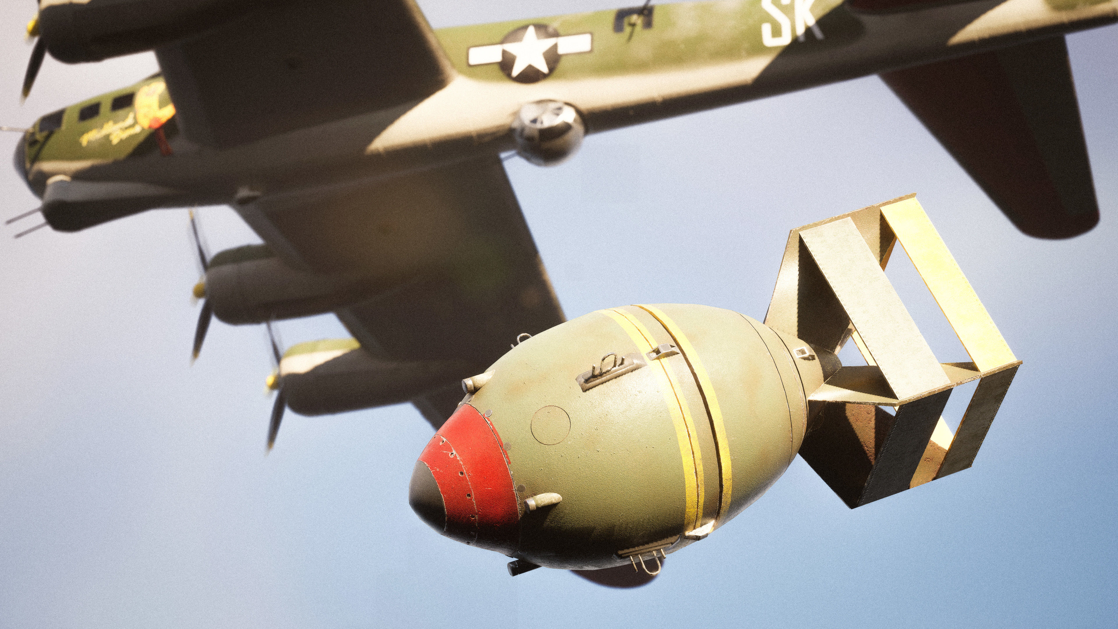 3D model Low Poly Nuke Bomb VR / AR / low-poly | CGTrader