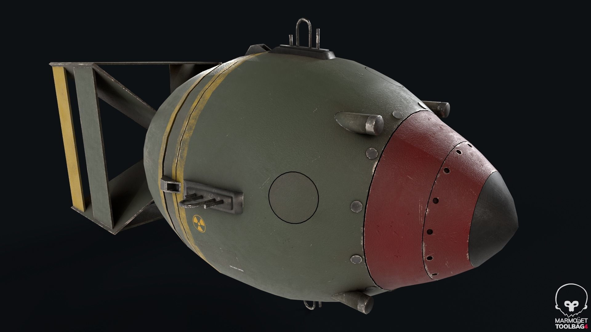 3D model Low Poly Nuke Bomb VR / AR / low-poly | CGTrader