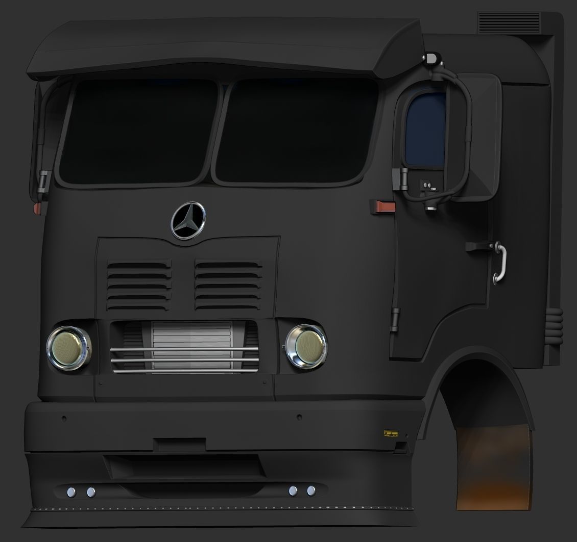 LP-321 truck cabin 3D model 3D printable | CGTrader