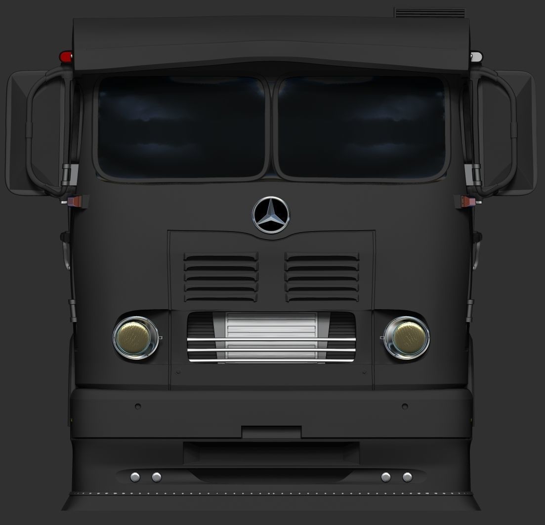 LP-321 truck cabin 3D model 3D printable | CGTrader