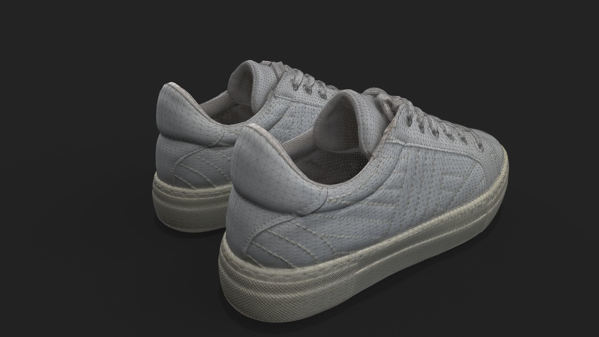 3D model Woman White Shoe Low Poly VR / AR / low-poly | CGTrader