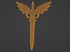 3D model Winged Dagger Weapon - Low Poly Asset Low-poly 3D model VR ...