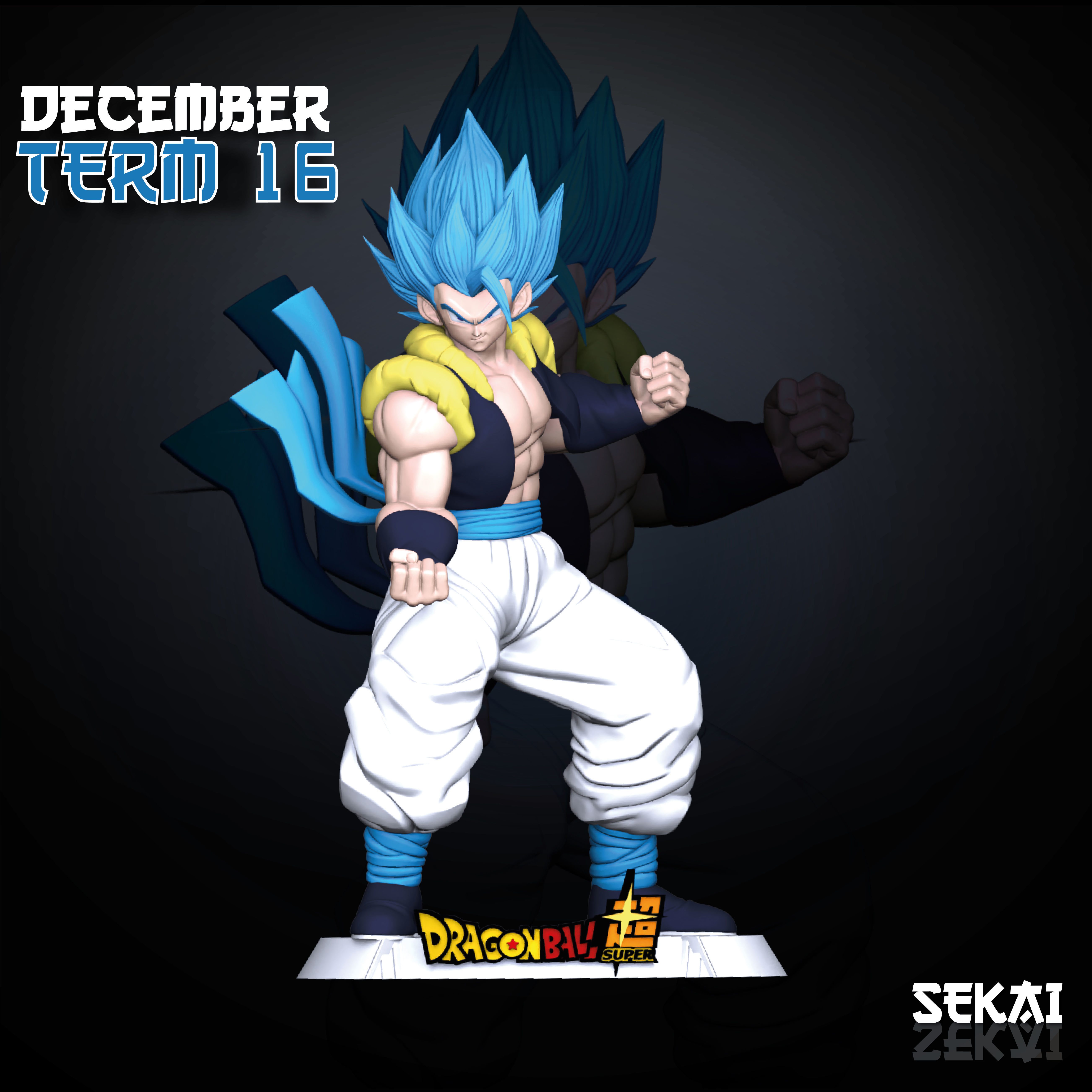 Gogeta Sculpture Sekai 3D Models Ready for 3D printing 3D model 3D ...