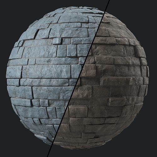 Texture Stone Wall Materials 41- Stone walls Sbsar Pbr 4k Seamless VR ...