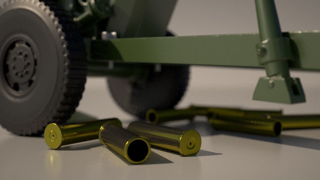 Howitzer Artillery for 3Dprint 3D model 3D printable | CGTrader