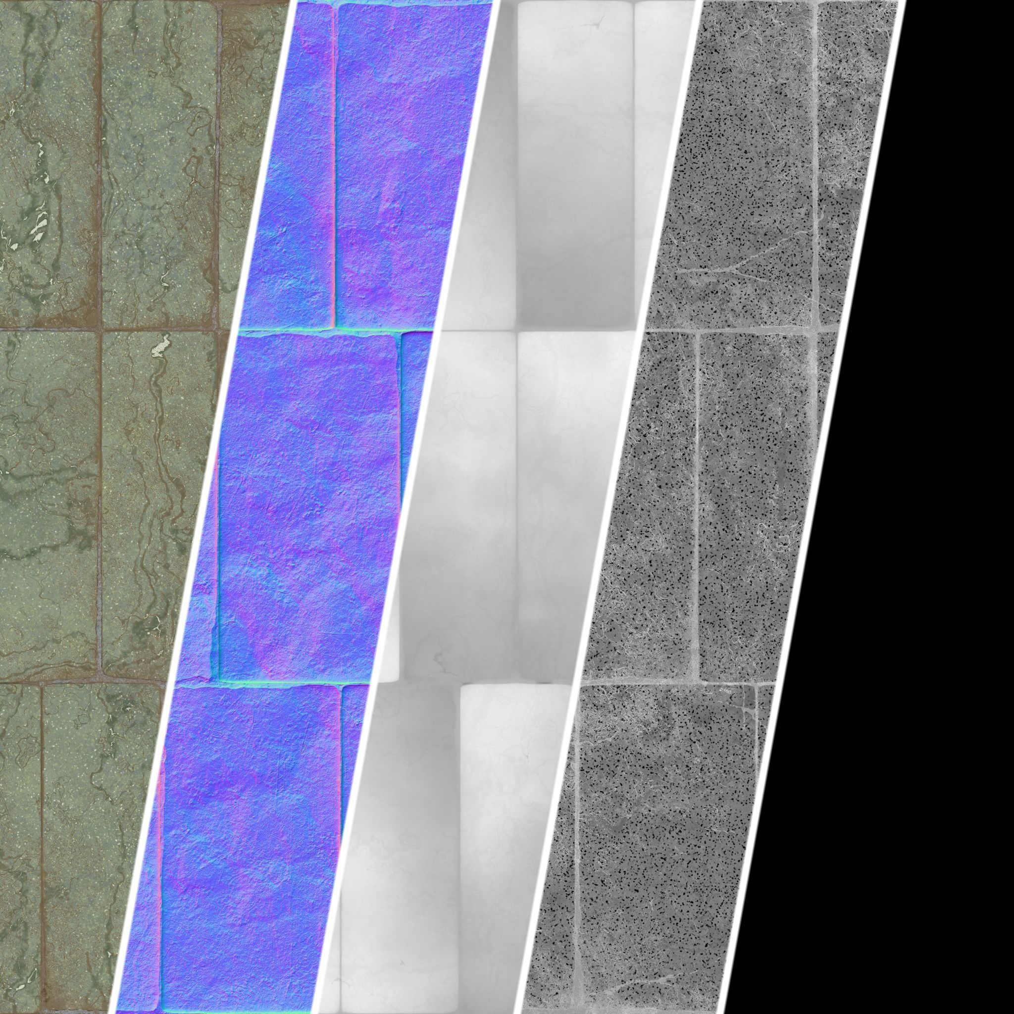 Texture Stone Wall Materials 42- Stone walls Sbsar Pbr 4k Seamless VR ...