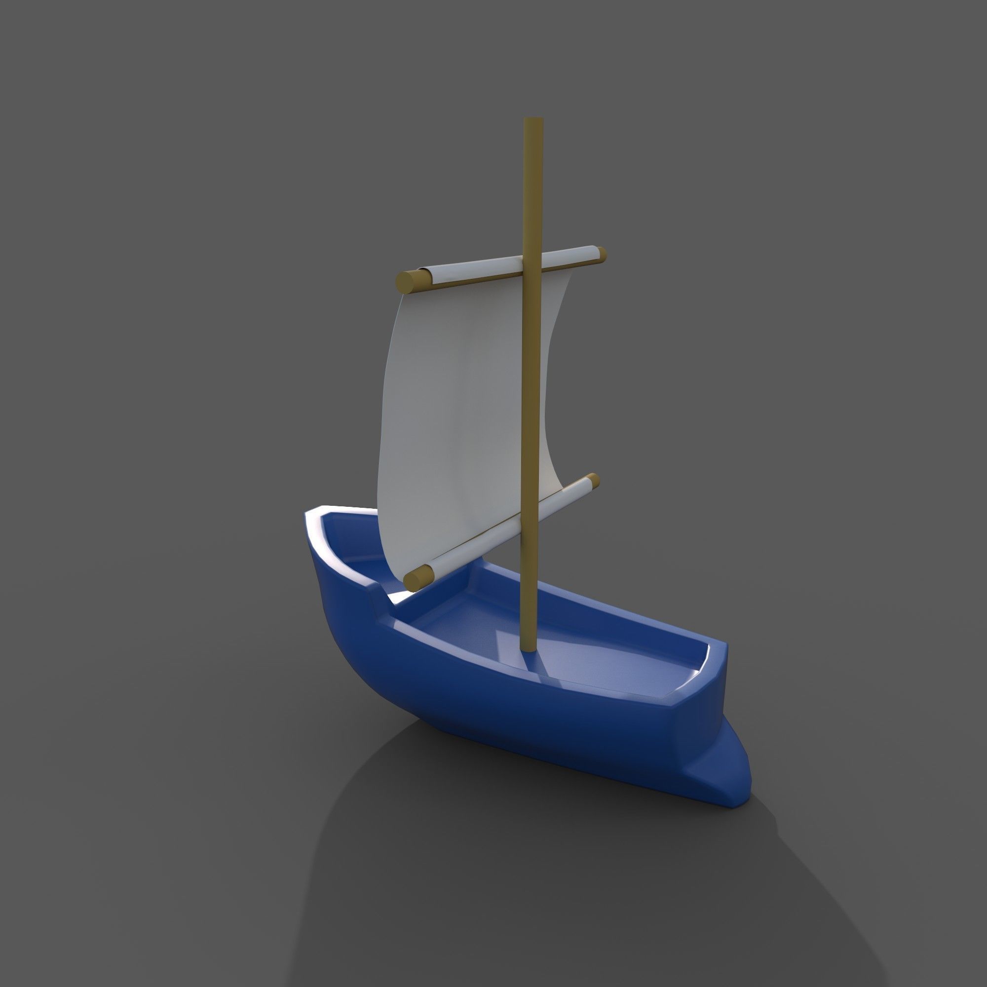 3D model Toy Boat VR / AR / low-poly | CGTrader