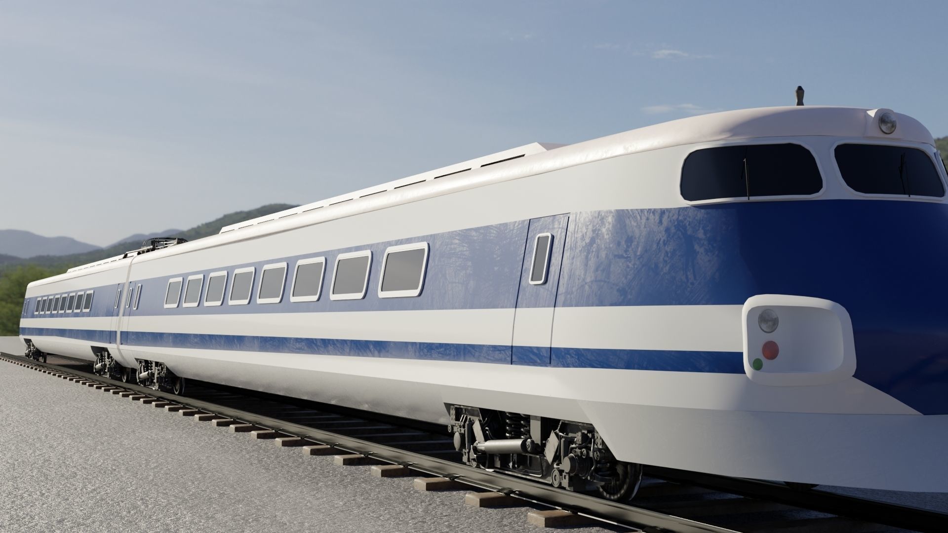 Train 3D model japanese high speed 3D model | CGTrader