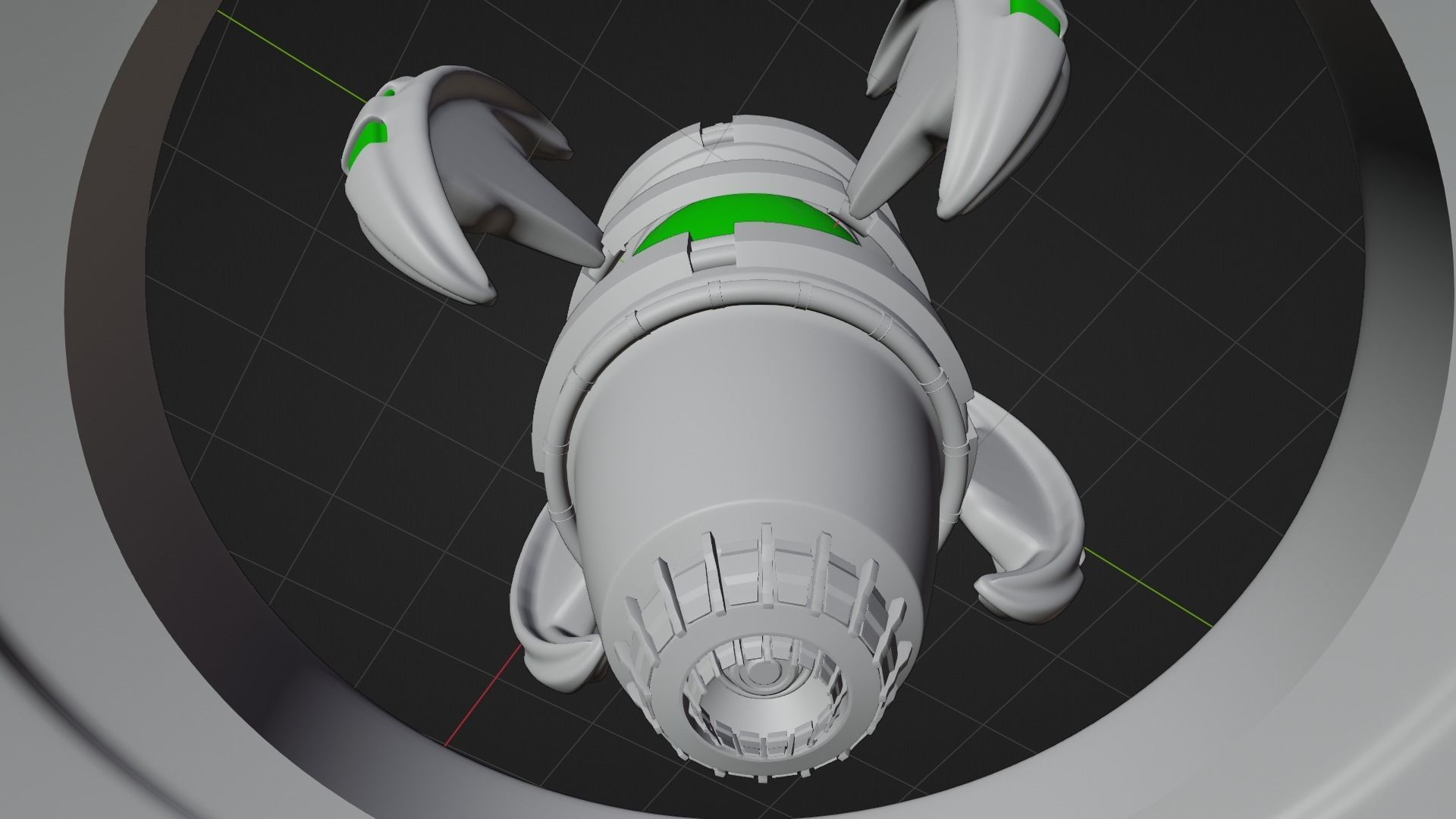 UFO 6 Underwater spaceship - Ovni - Flying Saucer 3D model | CGTrader