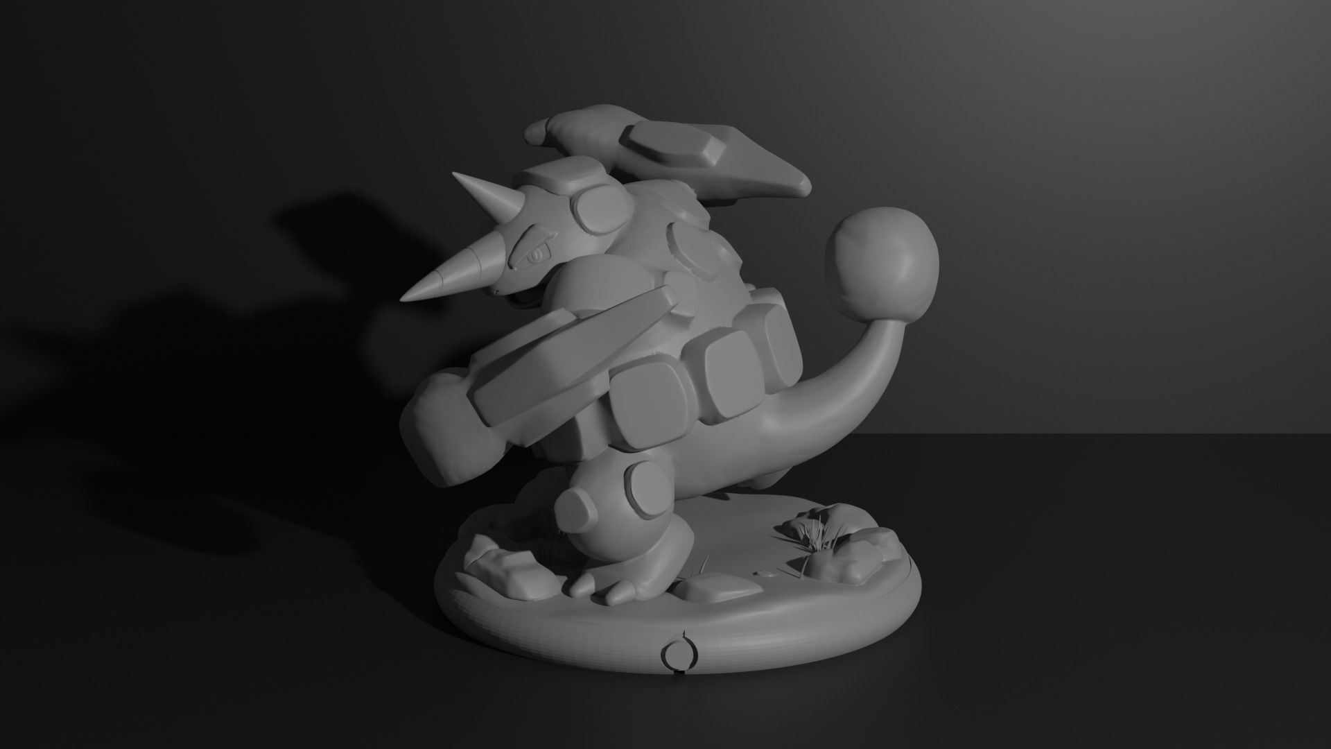 Rhyperior pokemon 3D print model 3D model 3D printable | CGTrader