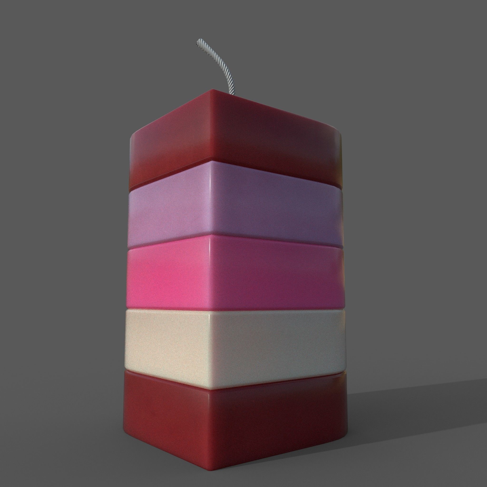 Heart candles part II 3D model | CGTrader