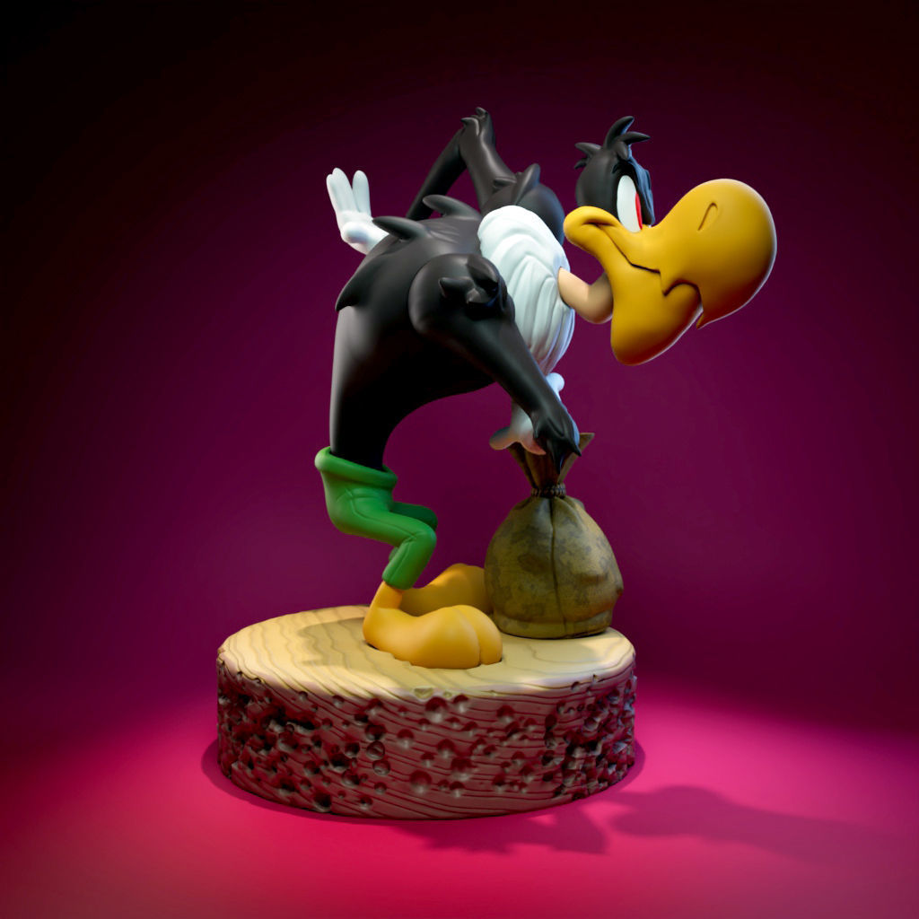 Buzz Buzzard - Woody Woodpecker 3D model 3D printable | CGTrader