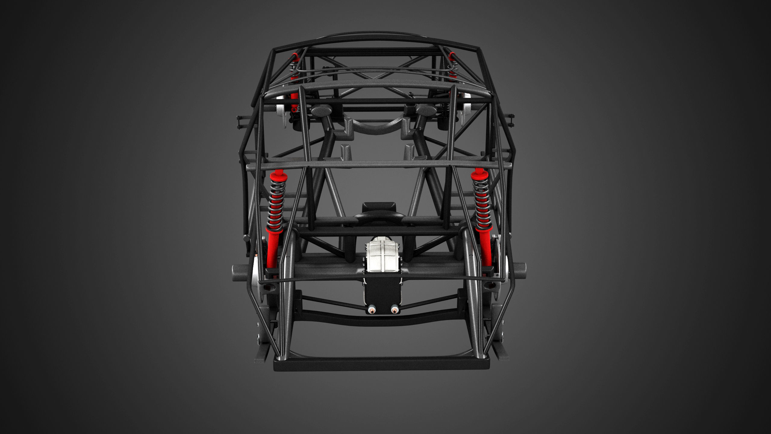 3D model Chassis Frame - Ferrari 250 GTO VR / AR / low-poly | CGTrader