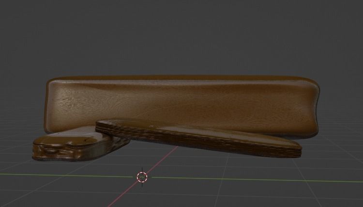 3D model Marijuana CBD Cannabis Hash Brick with Slat VR / AR / low-poly ...