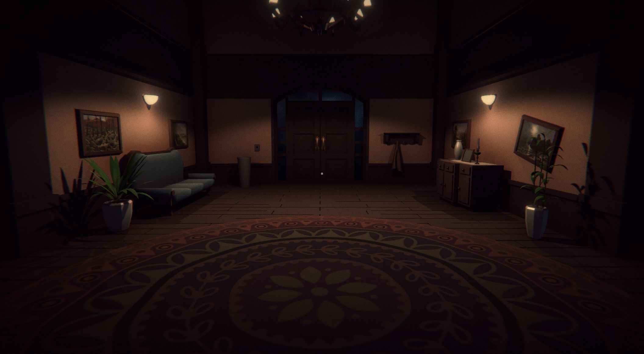 3D model Asset Pack Low Poly Horror House 3D model VR / AR / low-poly ...