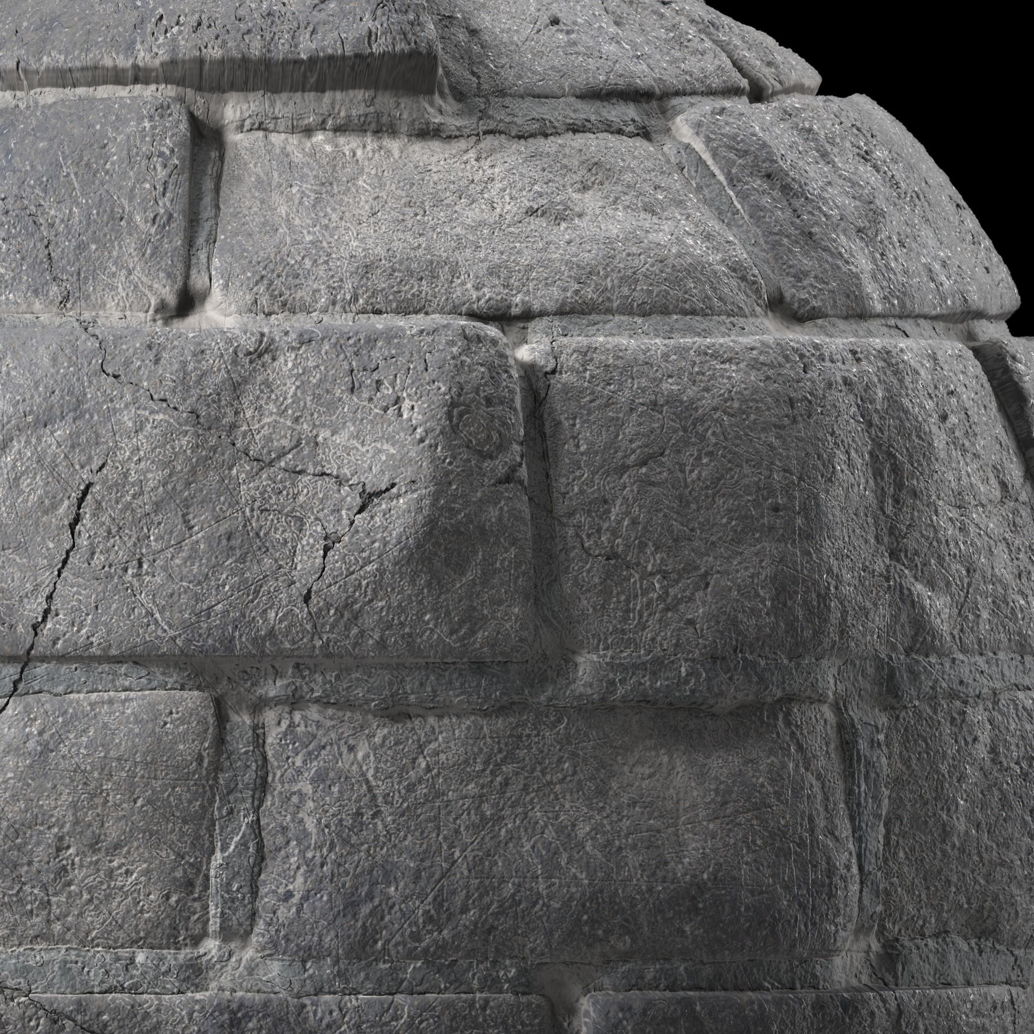 Texture Stone Wall Materials 45- Stone walls Sbsar Pbr 4k Seamless VR ...