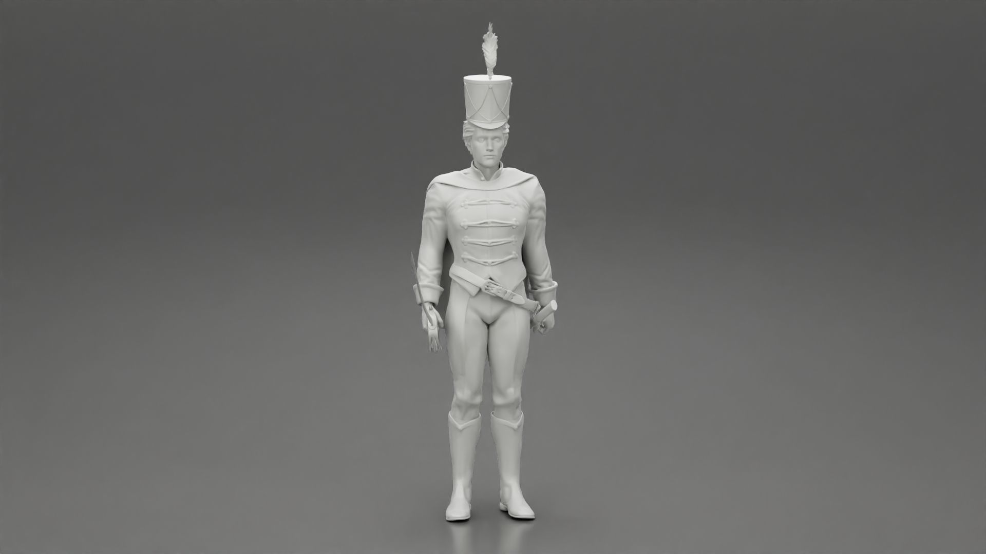 nutcracker man with and without sword 3D model 3D printable | CGTrader
