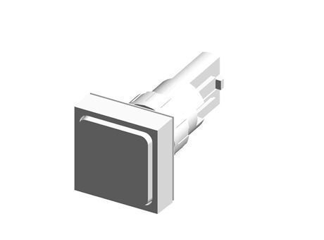 Red panel indicator w/25sq.mm bezel,24V free 3D model | CGTrader