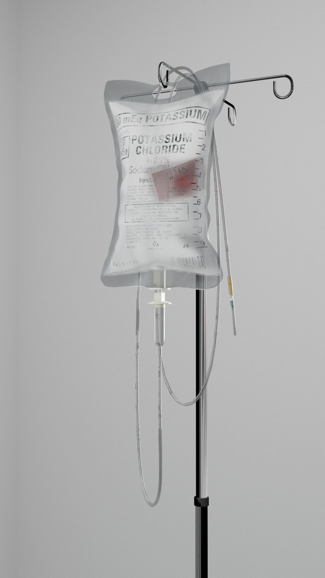 3D model Intravenous IV bag and stand VR / AR / low-poly | CGTrader