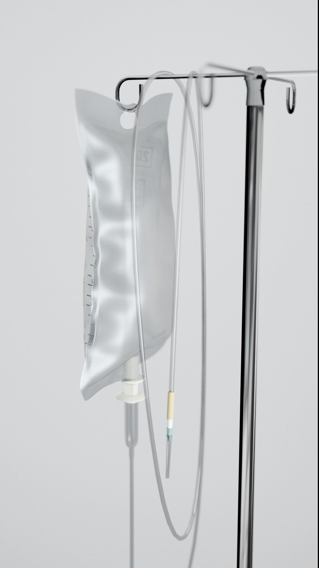3D model Intravenous IV bag and stand VR / AR / low-poly | CGTrader