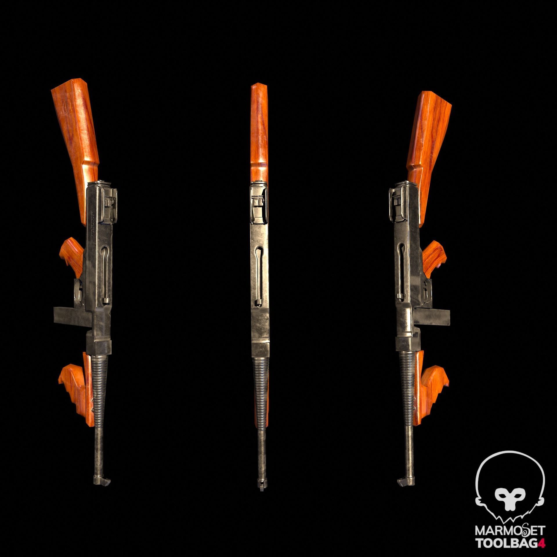 3D model Gun -vol 01 VR / AR / low-poly | CGTrader