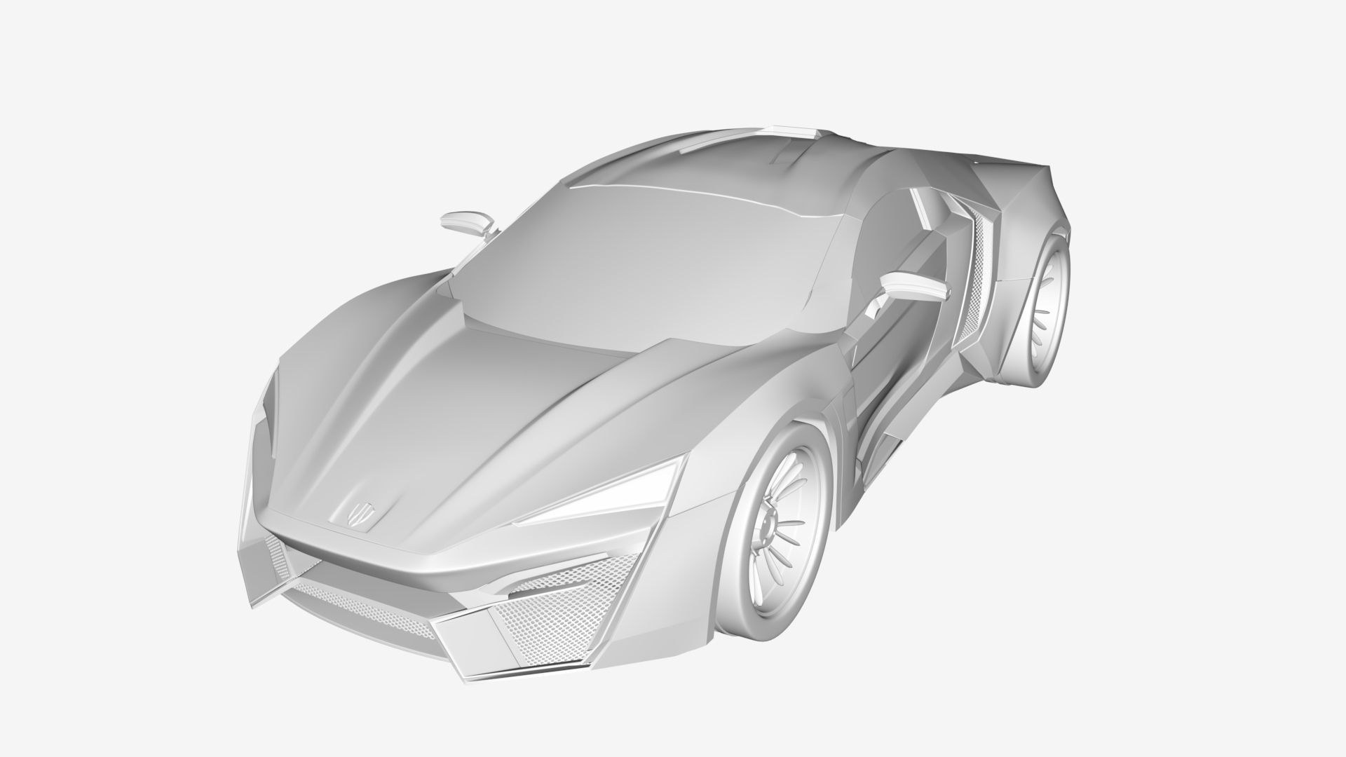 3D model Lykan HyperSport - W Motors VR / AR / low-poly | CGTrader