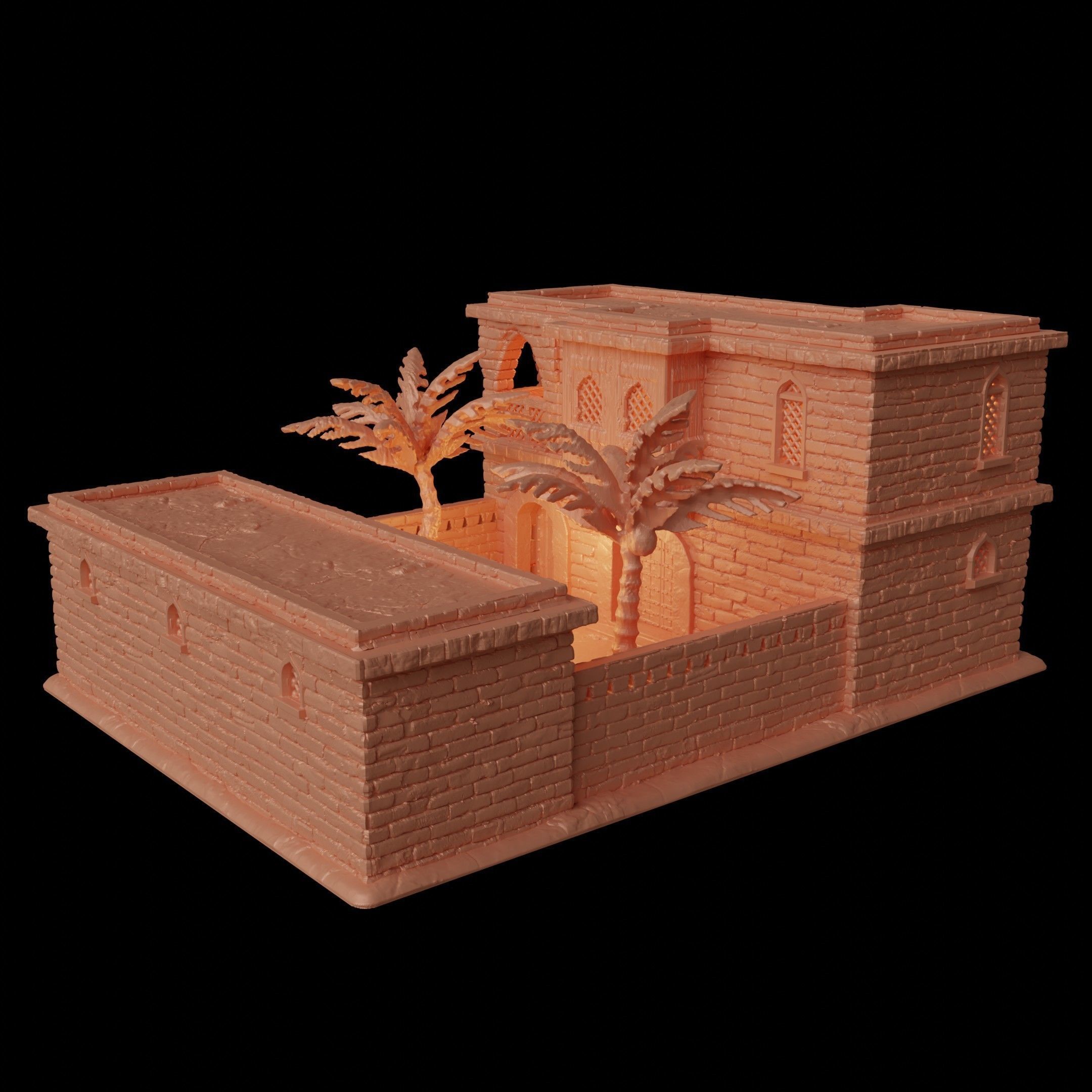 Arabian Manor Tabletop Terrain 28 MM 3D model 3D printable | CGTrader
