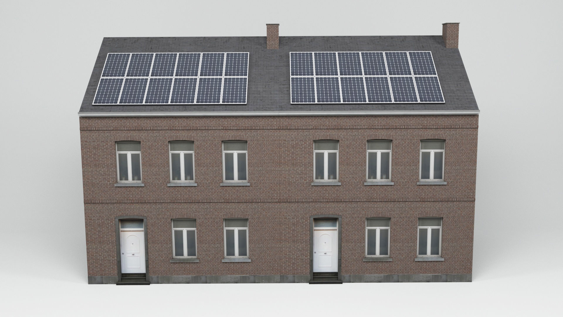 3D model Solar installation building 2 VR / AR / low-poly | CGTrader
